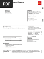 Wells Fargo Bank Statement | PDF | Banking | Transaction Account