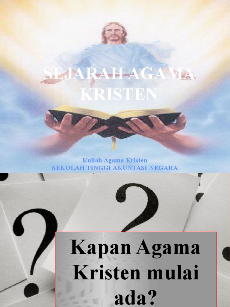 Sejarah Agama Kristen | PDF | Sejarah | Agama & Spiritualitas