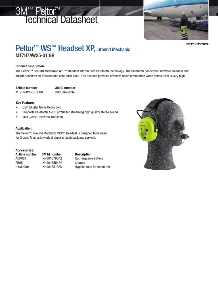 Ground Mechanic WS Headset XP Tech Datasheet | PDF | Bluetooth ...