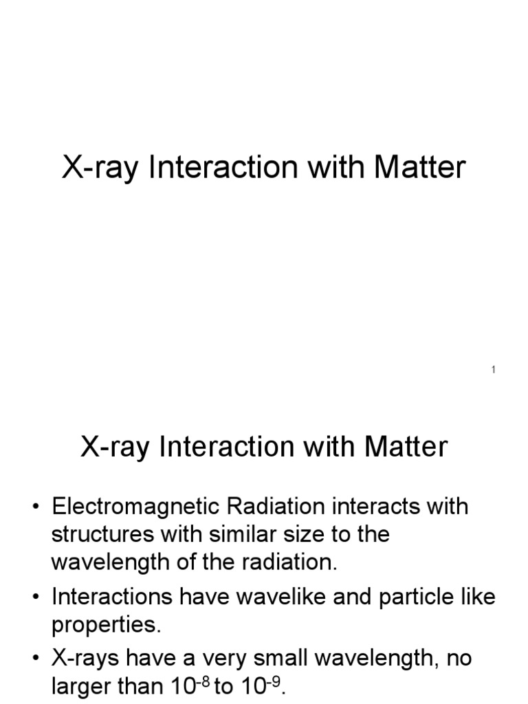X-ray Interactions Explained: Compton Scattering and Photoelectric ...