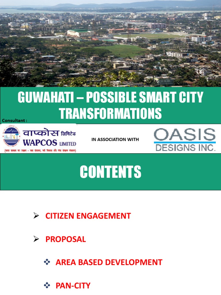 Guwahati Smart City Draft Proposal | PDF | Water | Business