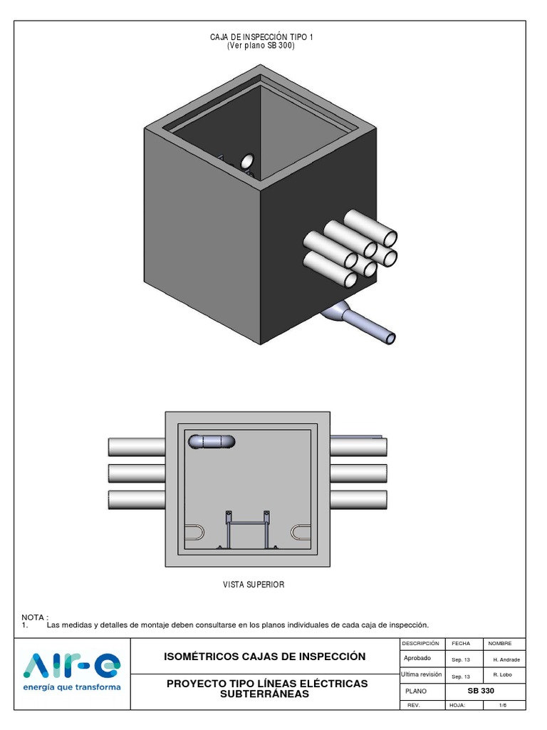 Isometricos Cajas de Inspeccion | PDF | Science | Fisiología