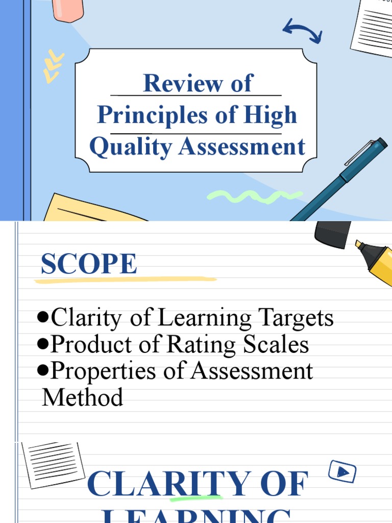 Clarity of Learning Targets | PDF | Concept | Reason