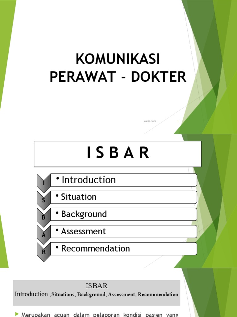 Komunikasi ISBAR Keperawatan | PDF