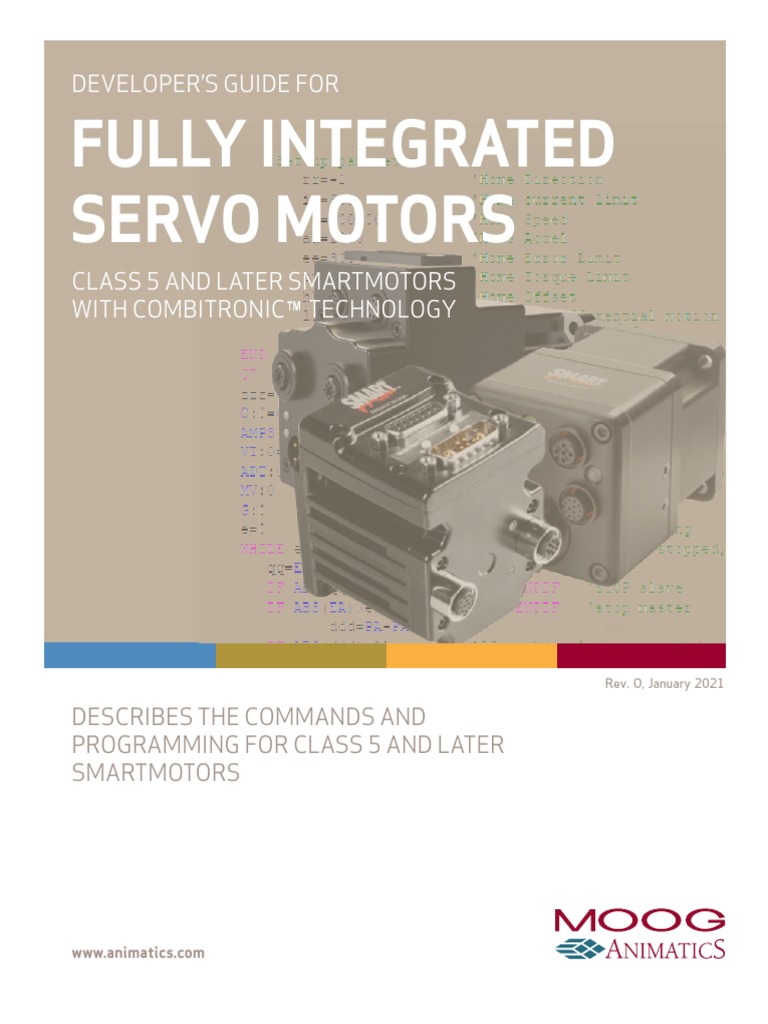 Moog Animatics SmartMotor DevelopersGuide Manual en | PDF | Control ...