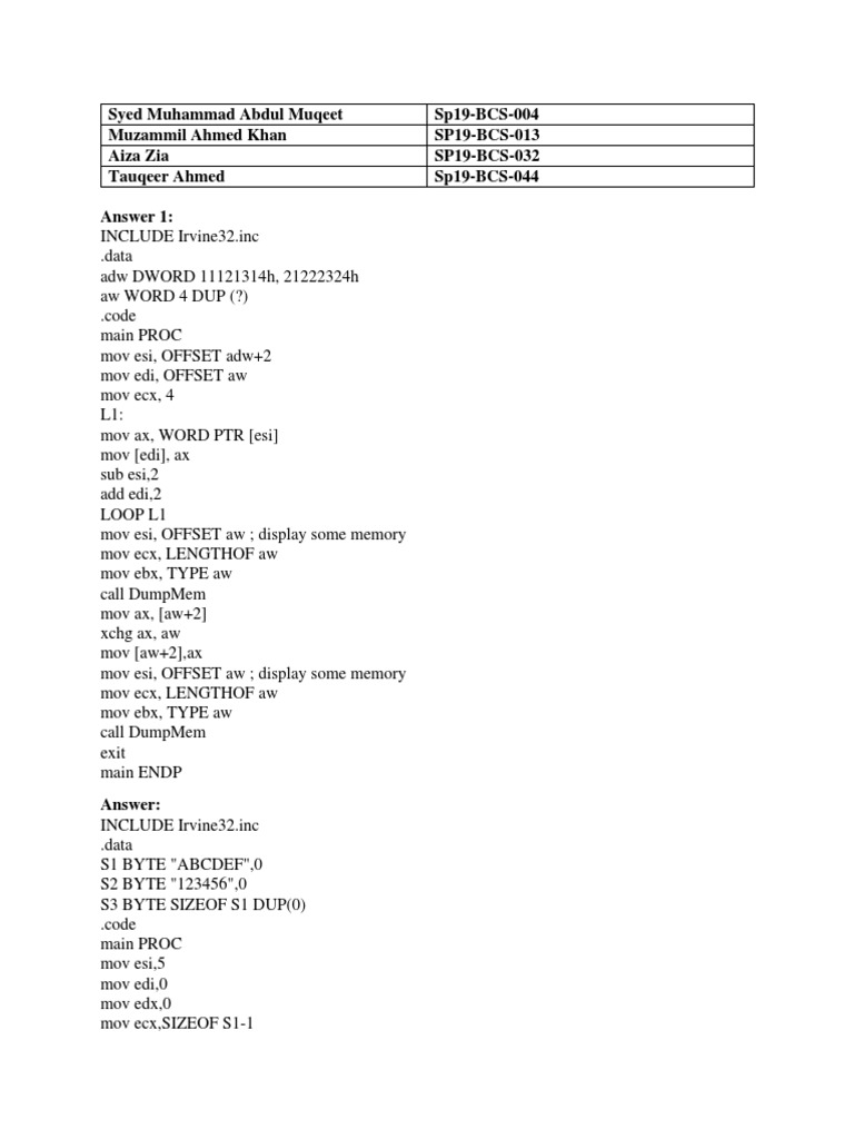 Mal Lab S2 | PDF