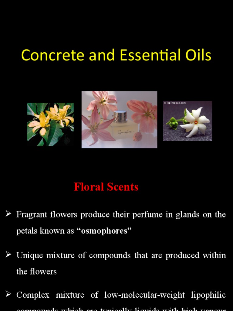 Concrete and Essential Oils | PDF | Gas Chromatography–Mass ...
