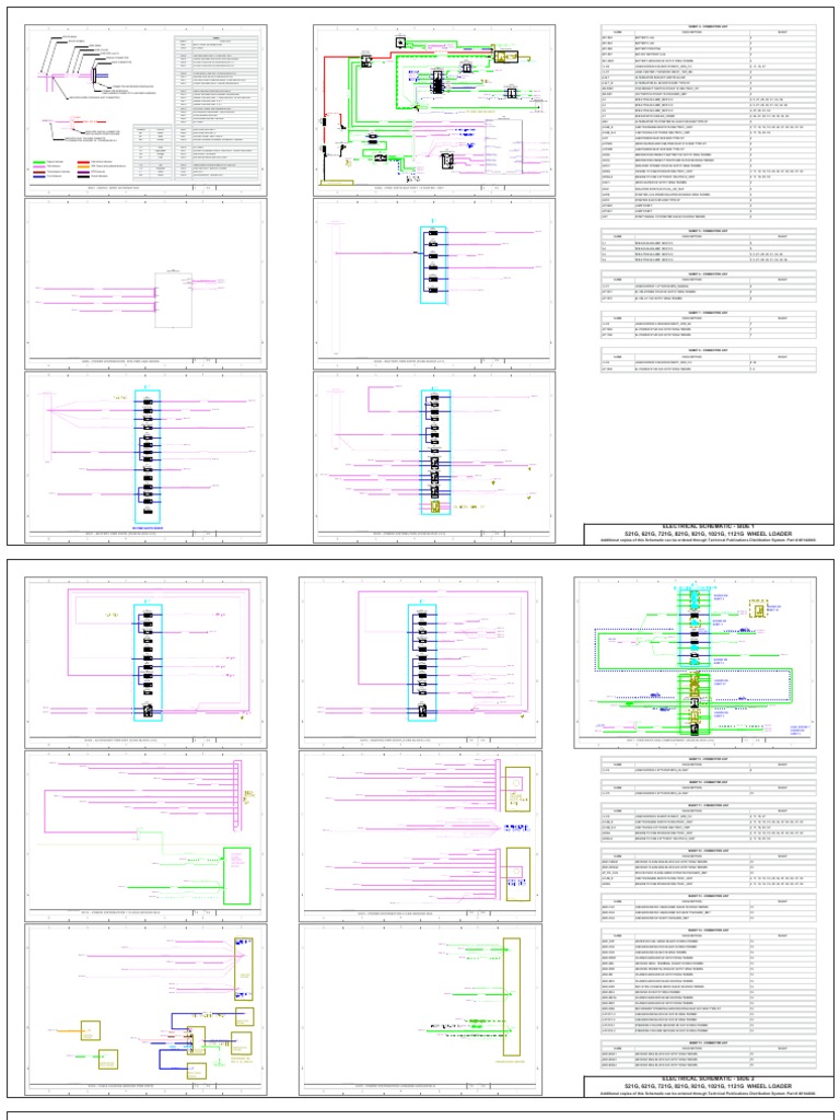 521G, 621G, 721G, 821G, 921G, 1021G, 1121G Wheel Loader Electrical ...