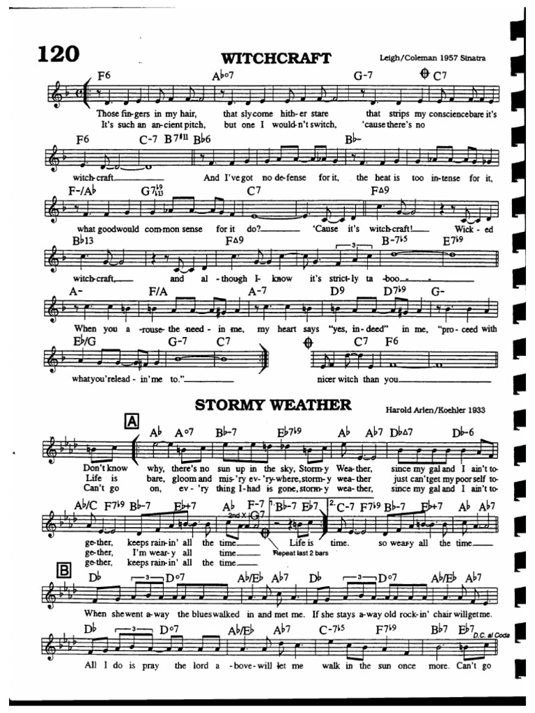 Witchcraft - Lead Sheet | PDF