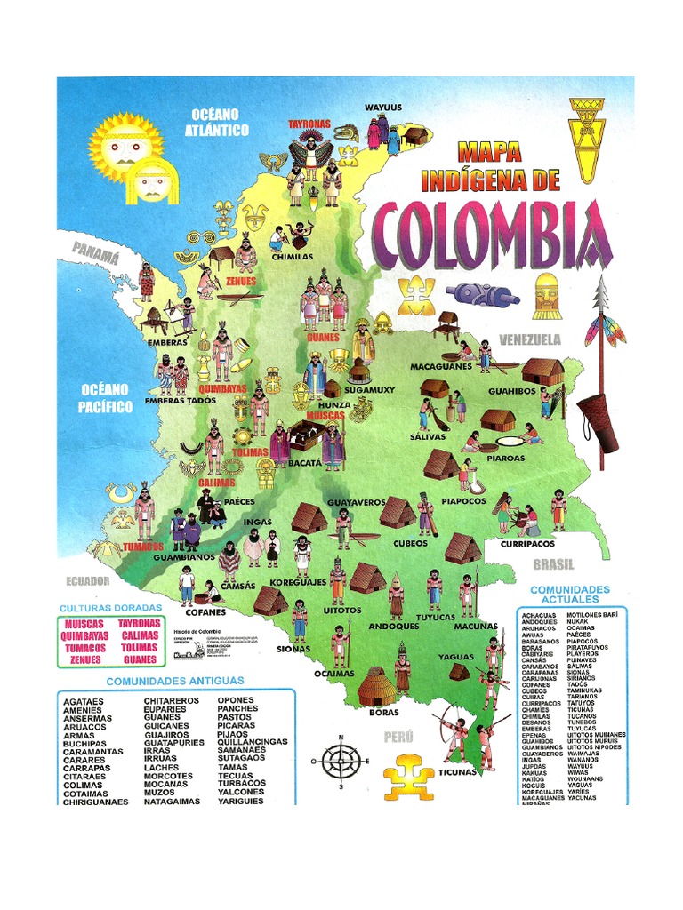 Mapa Indigena de Colombia | PDF