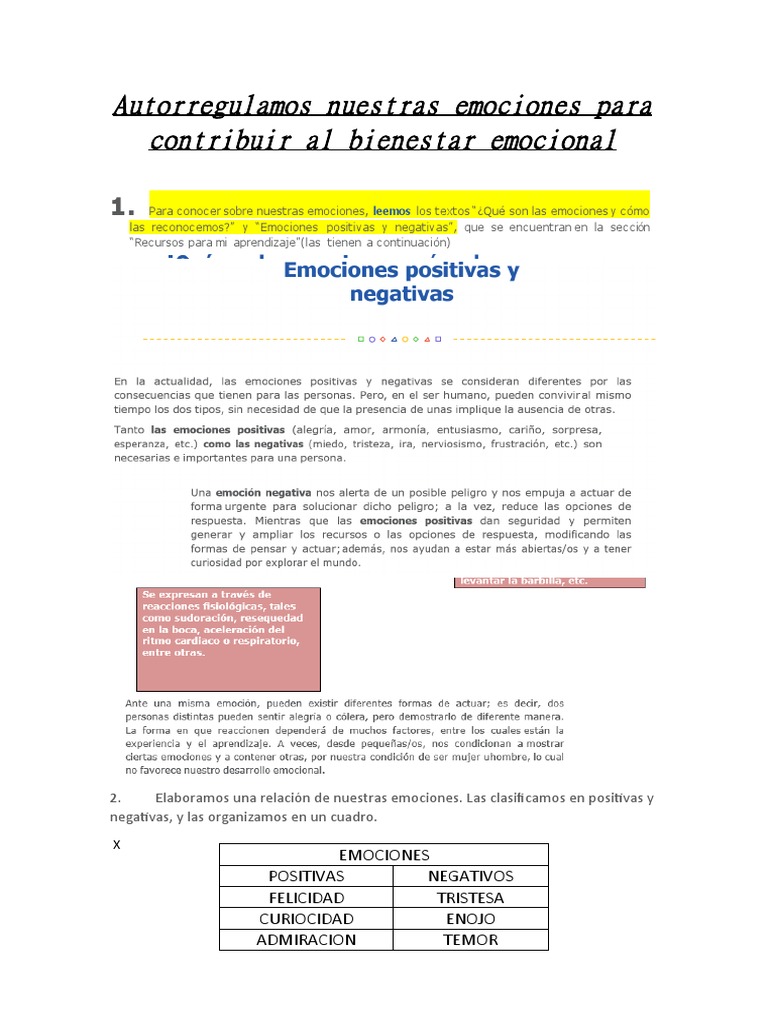 Reconocimiento y Regulación Emocional | PDF | Ira | Las emociones