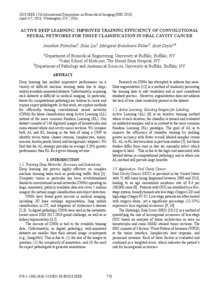 Folmsbee Et Al. - 2018 - Active Deep Learning Improved Training Efficiency of Convolutional ...