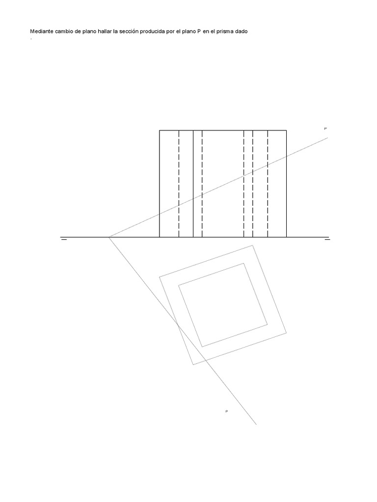 042sección de Prisma Por Un Plano Oblicuo | PDF