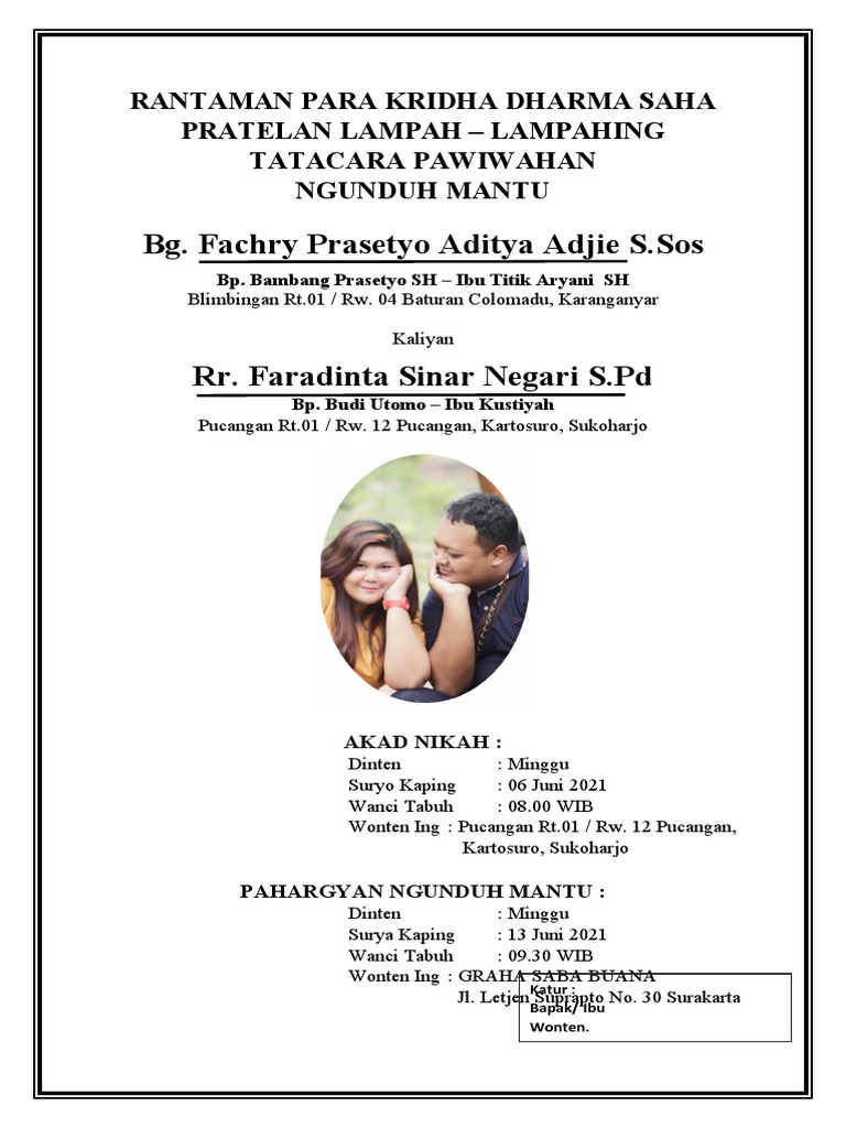 Revisi New Rantaman para Kridha Dharma Saha. B | PDF