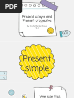 SIMPLE PRESENT AND PRESENT PROGRESSIVE - Worksheet COMPLETE | PDF
