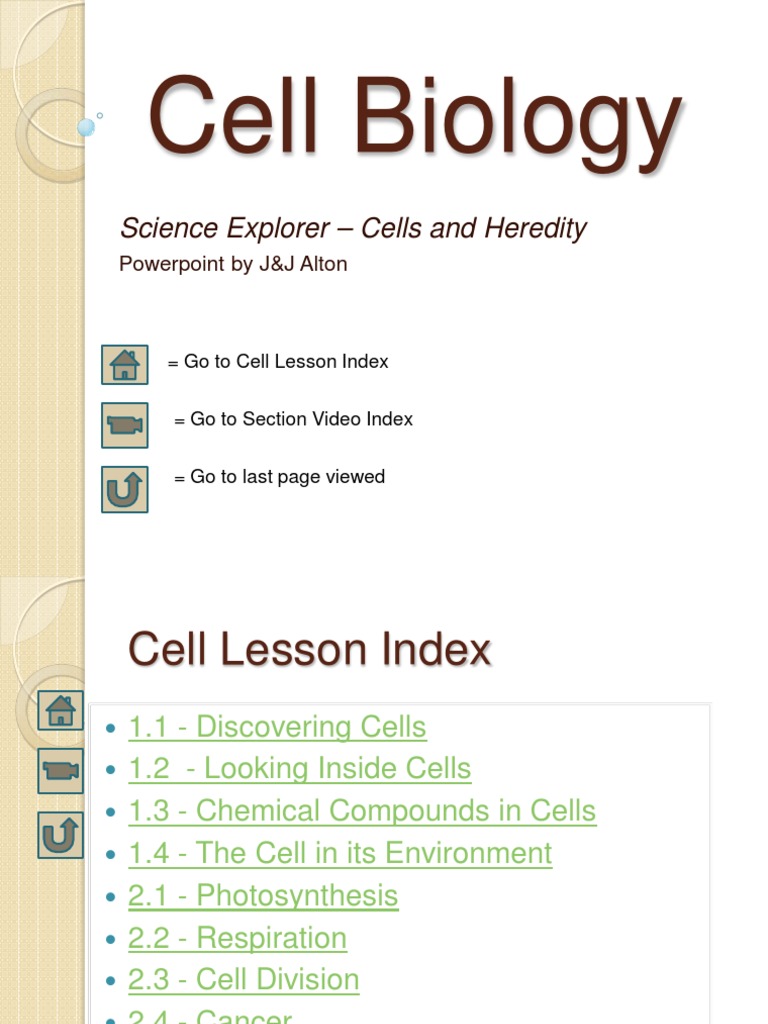 Cell Biology: Science Explorer - Cells and Heredity | PDF | Mitosis ...