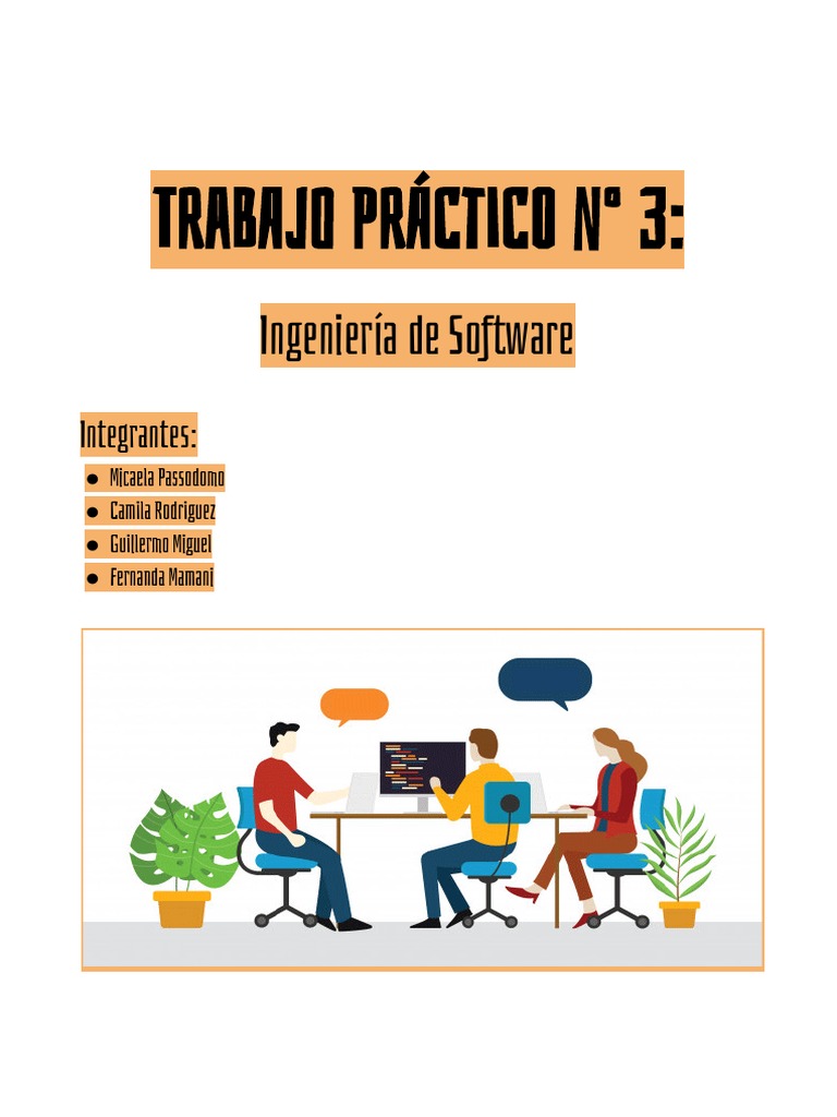 Ingenier - A de Software - Trabajo Practico N - 3 | PDF | Ingeniería de software | Software