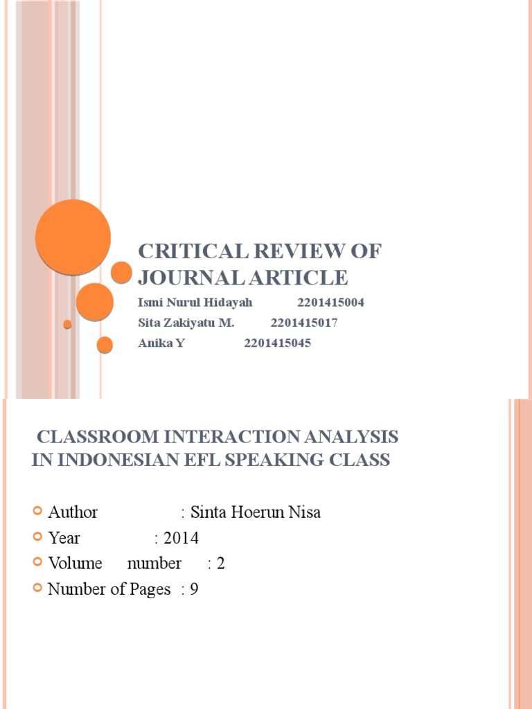 Group 6 (Classroom Interaction) | PDF | English As A Second Or Foreign ...