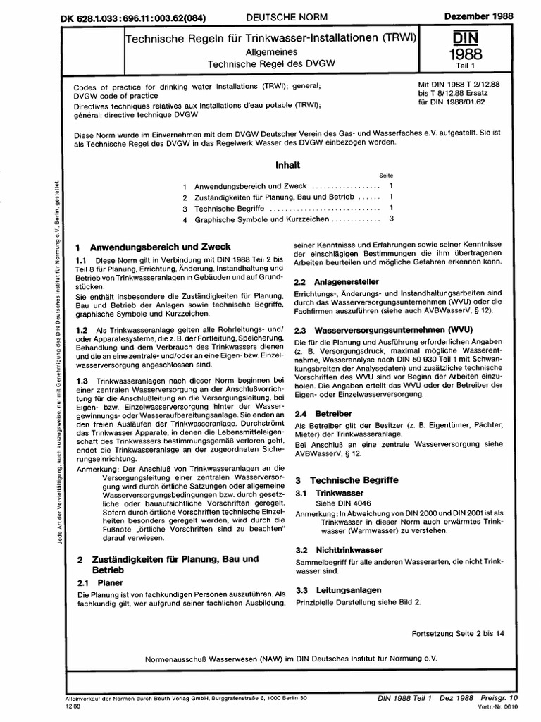 Din 01988 | PDF