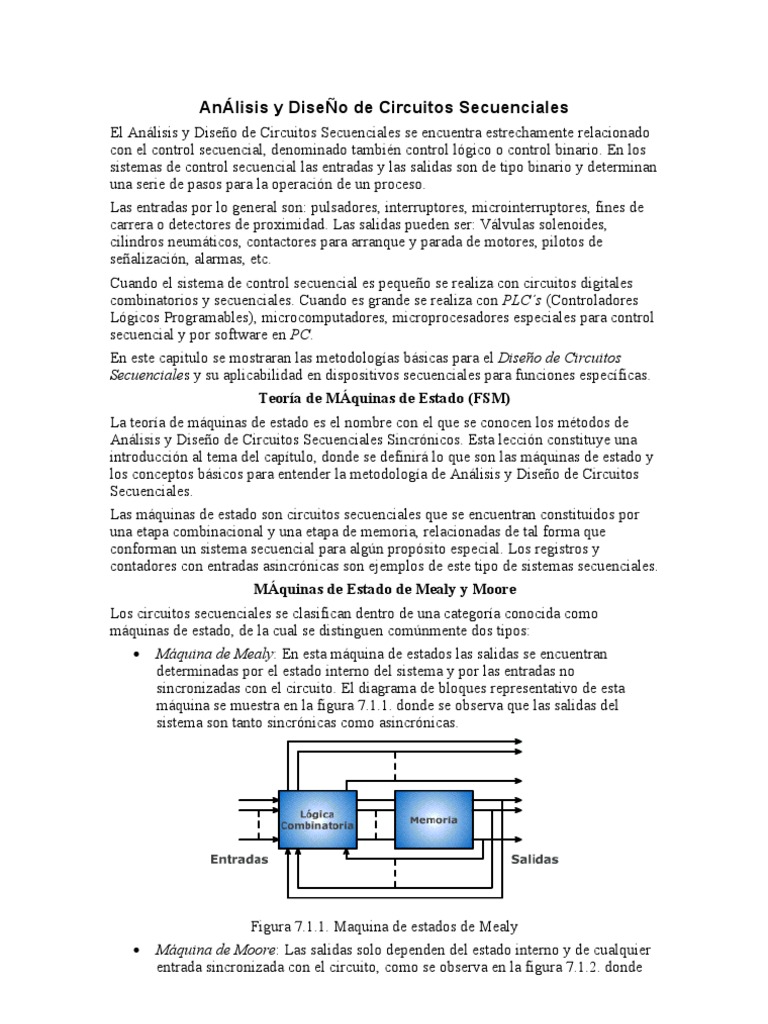 AnÁlisis y DiseÑo de Circuitos Secuenciales | PDF | Ingenieria Eléctrica | Electrónica