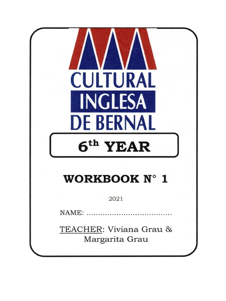 Workbook 6th Year | PDF
