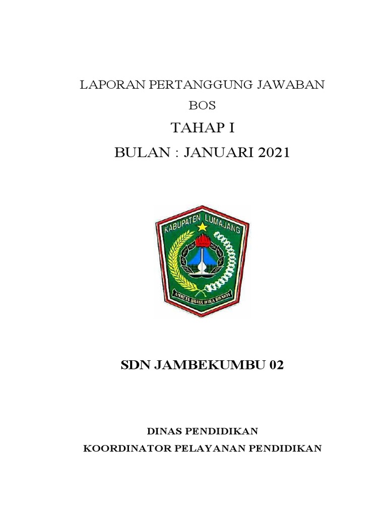 Cover SPJ BOS Per Bulan | PDF