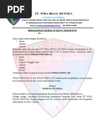 Surat Perjanjian Kerja (PKWTT) | PDF