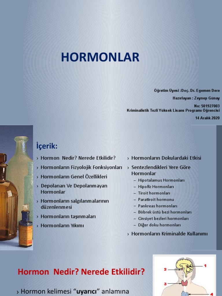 9 Hormonlar | PDF