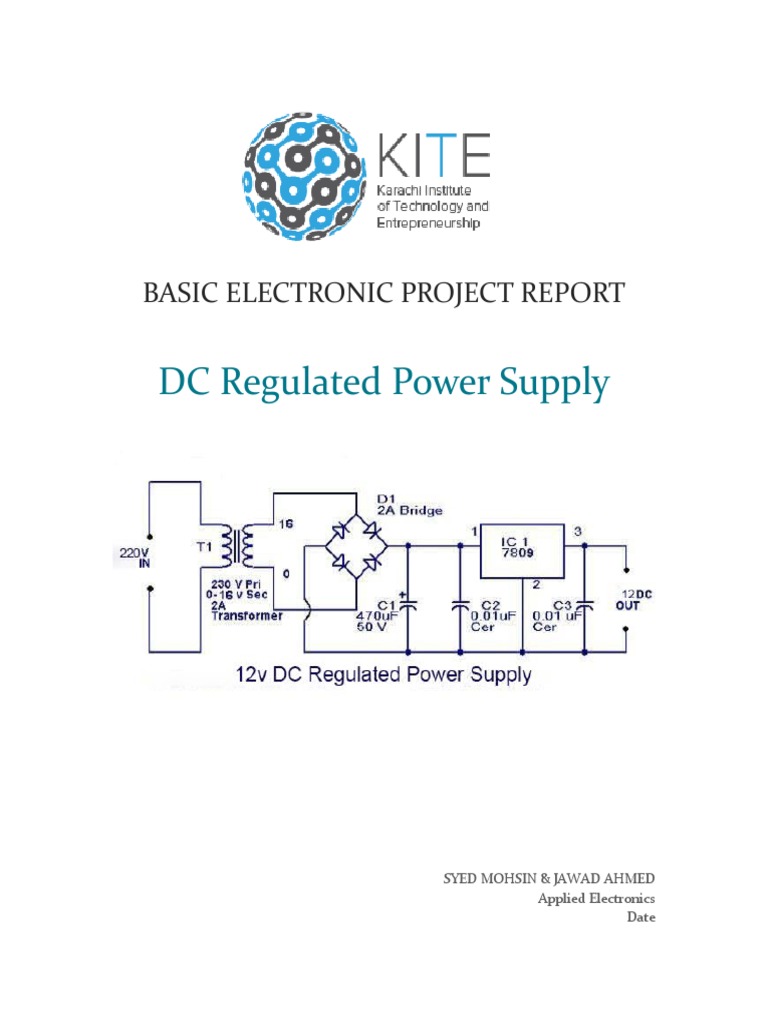 Basic DC Power Supply Project Report | PDF
