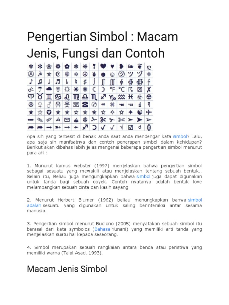 Contoh Simbol Peta1 | PDF