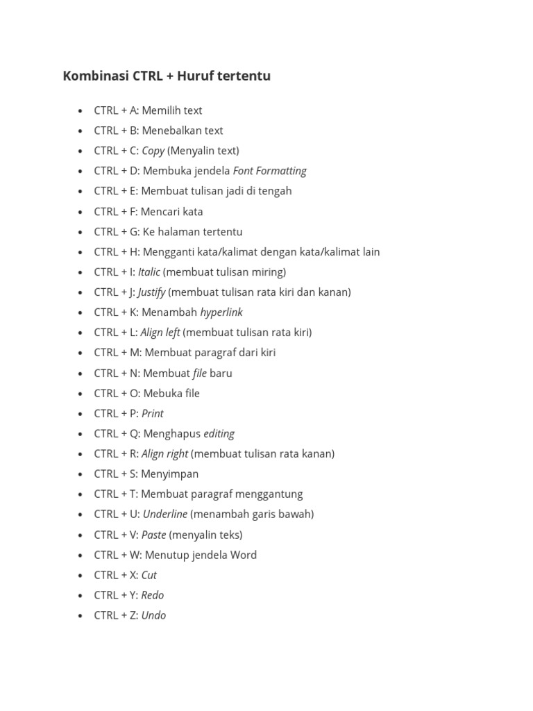 Kombinasi CTRL | PDF | Metode & Bahan Ajar | Seni