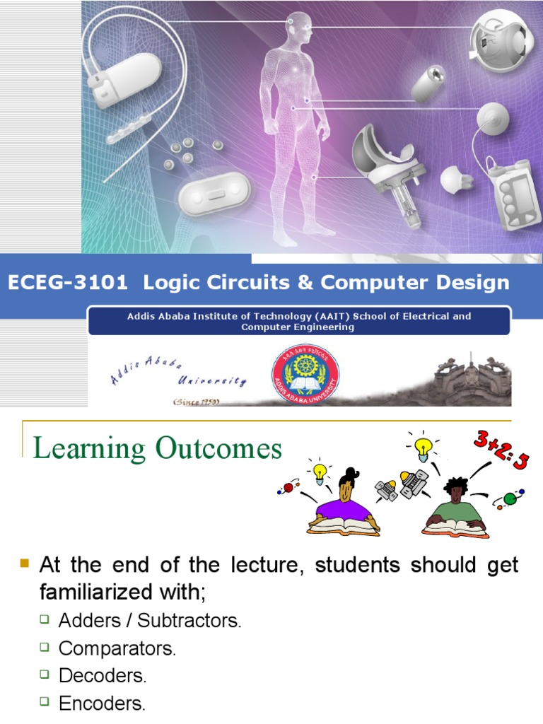 ECEG3101-LC-Lec - 07 - Adders Comparators Decoders Encoders-1 | PDF ...