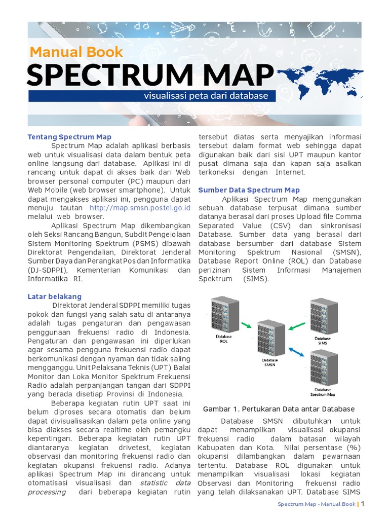 Panduan Aplikasi Spectrum Map | PDF | Komputer