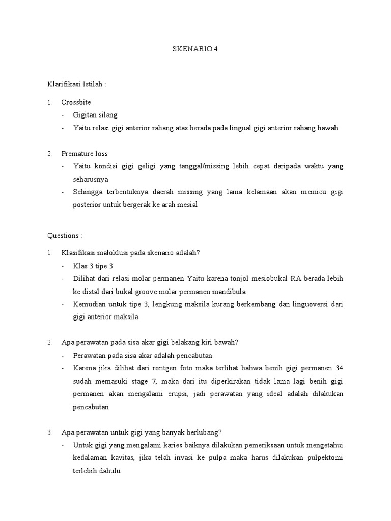 Perawatan Maloklusi dan Crossbite Anak | PDF