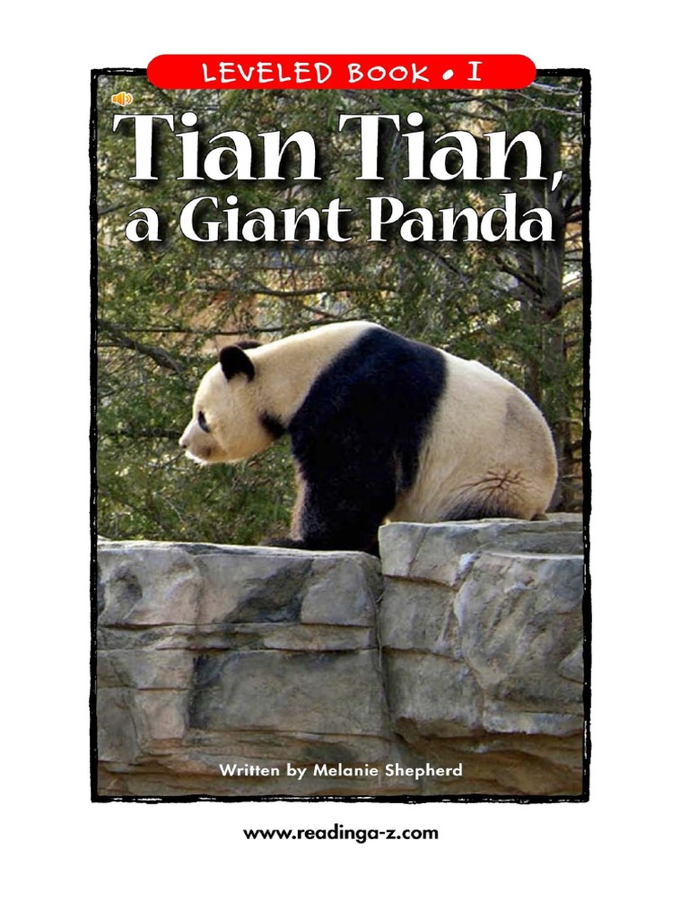 Tian Tian, A Giant Panda | PDF