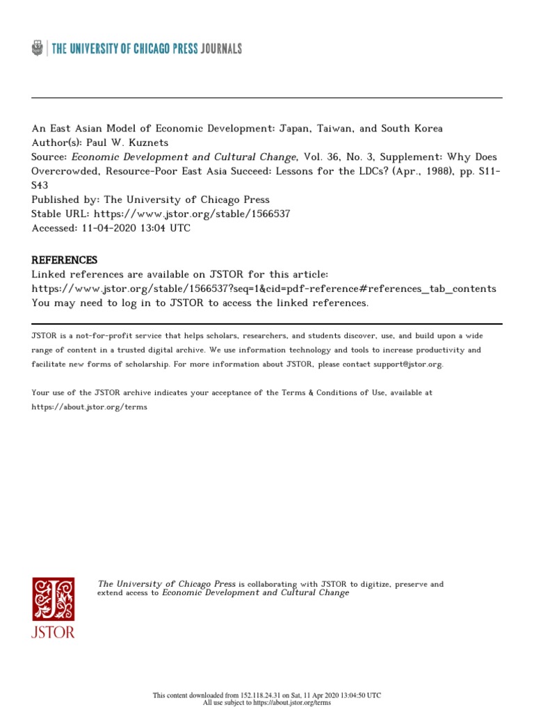 East Asian Economic Development Model | PDF | Economic Growth | Gini ...