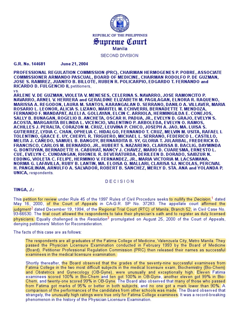 PROFESSIONAL REGULATION COMMISSION (PRC), CHAIRMAN HERMOGENES P. POBRE ...