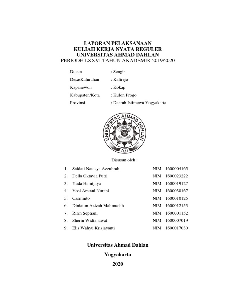 Laporan KKN LPPM | PDF