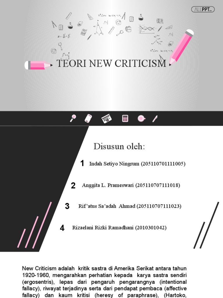 Prinsip dan Kelemahan New Criticism | PDF | Ilmu Sosial | Filsafat