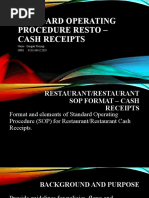 Cashier Standard Operating Procedure | PDF | Business