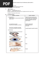 Lesson Plan in Science and Health | PDF | Helen Keller | Senses