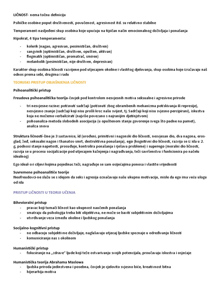 Psiholoski Poremecaji | PDF