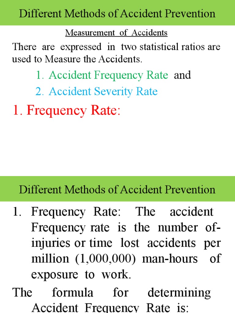Different Methods of Accident Prevention | PDF | Man Hour | Exposure ...