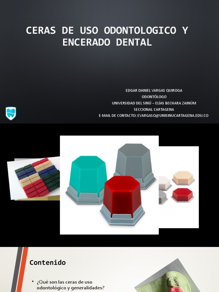 Ence Rado Dental I I | PDF | Dentadura postiza | Cera