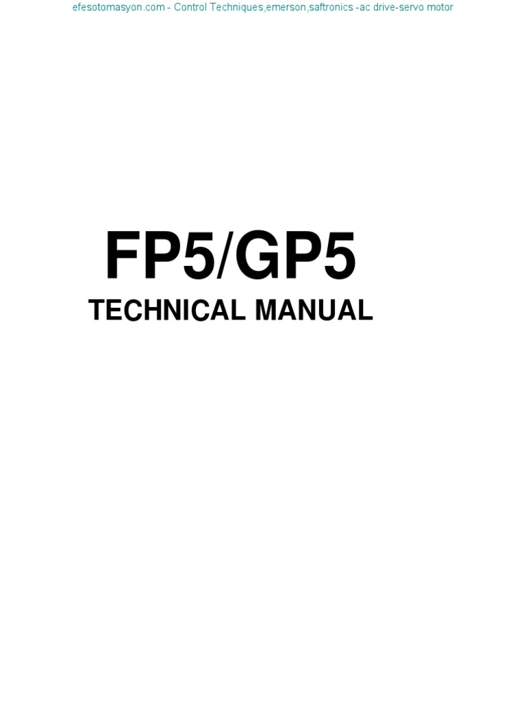 027-2042 GP5 Technical Manual | PDF | Power Supply | Electrical Wiring