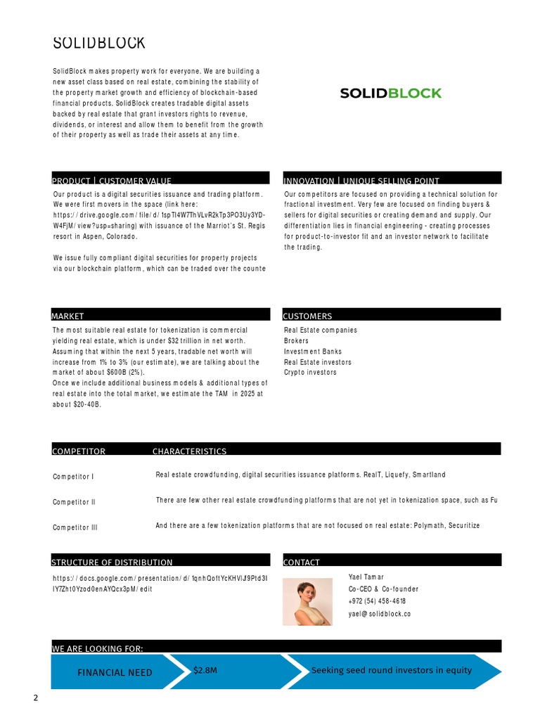 IDT Onepager Template DE EN 2 | PDF | Securitization | Securities (Finance)