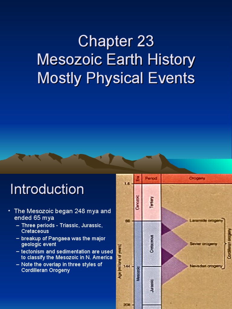 A Comprehensive Overview of Mesozoic Earth History in North America ...