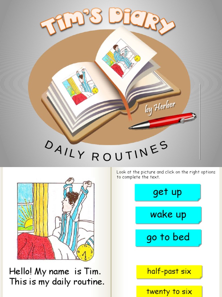 Activities Daily Routines | PDF | Meal | Eating Behaviors Of Humans