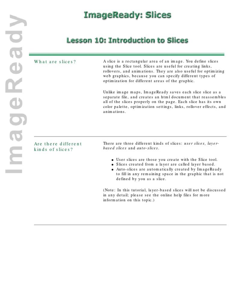 What Are Slices?: Based Slices and Auto-Slices | PDF | Html Element | World Wide Web