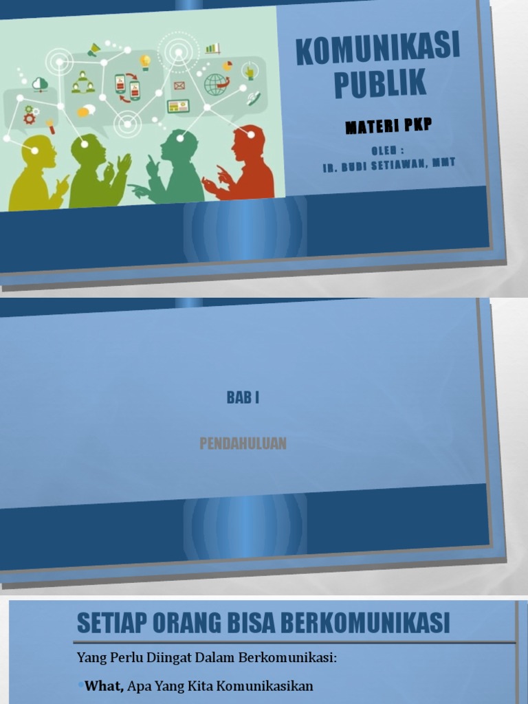 Komunikasi Publik | PDF
